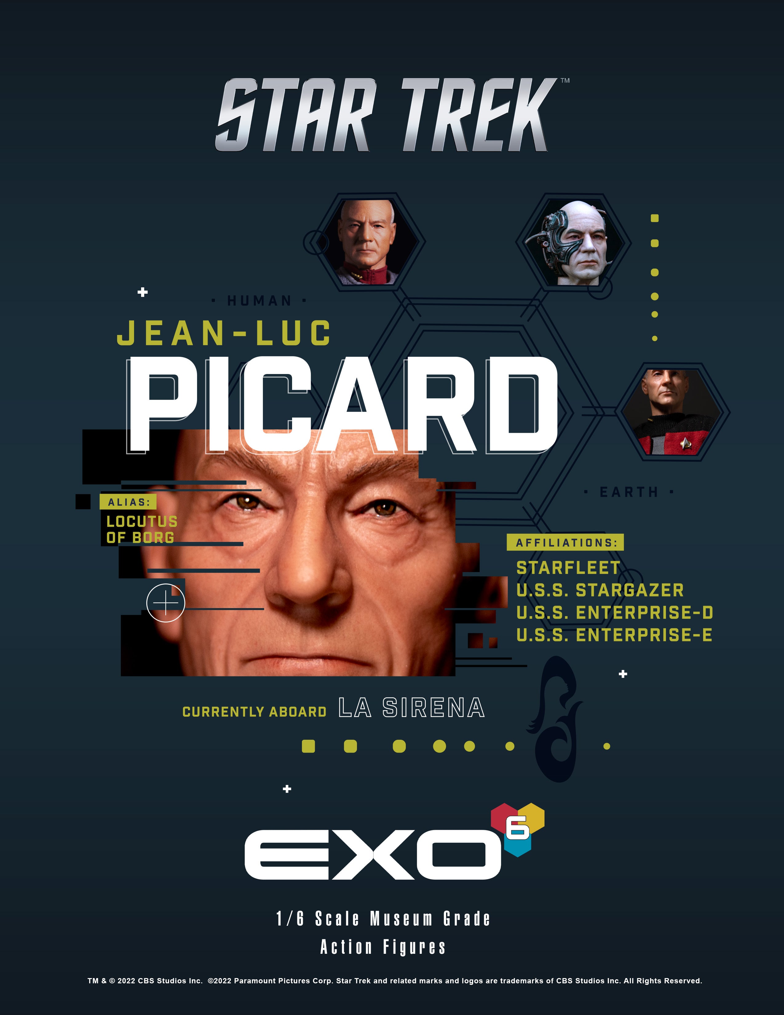 Jean Luc Picard – Star Trek EXO-6