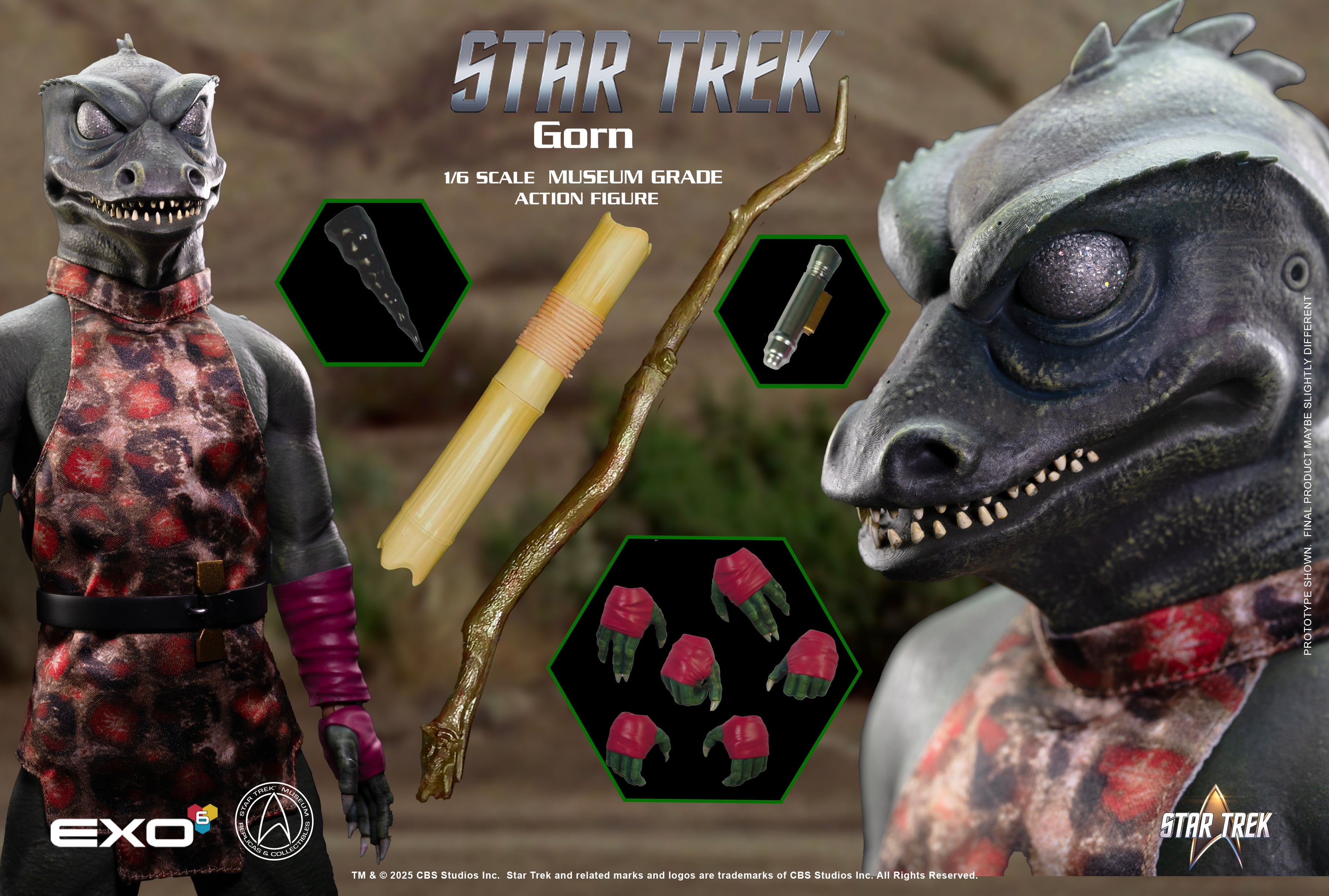 EXO-6 | Official Star Trek 1:6 Collectibles | Museum Grade Figures ...